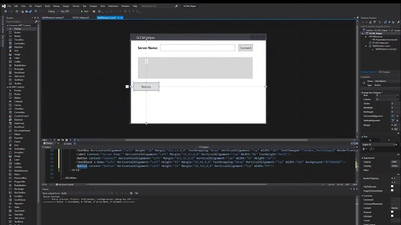 Powershell - Building Windows Form Visual Studio - YouTube