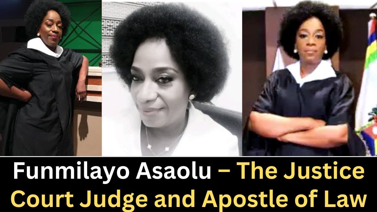 Funmilayo Asaolu – The Justice Court Judge and Apostle of Law - YouTube