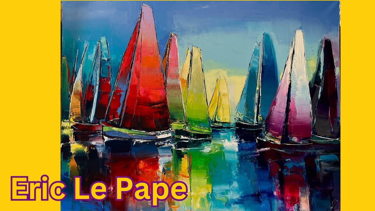 Paintings by Eric Le Pape, France - YouTube