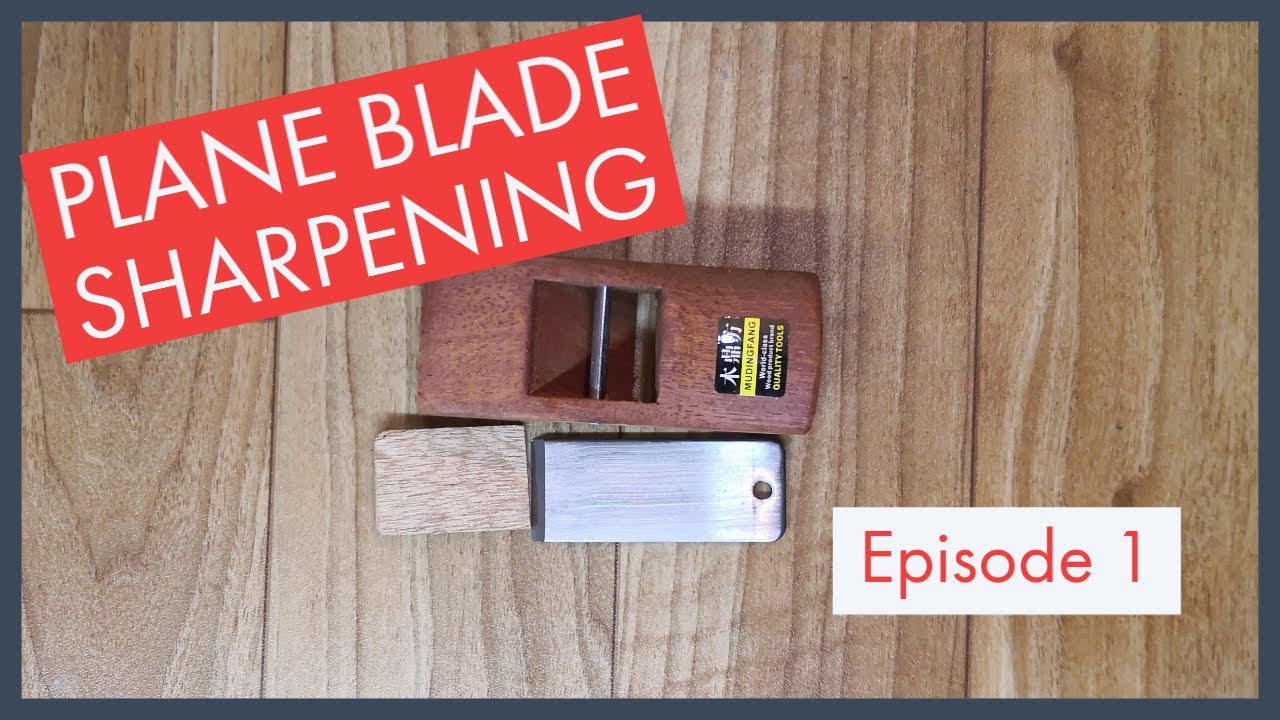 How to easy sharpen a chinese plane blade - YouTube