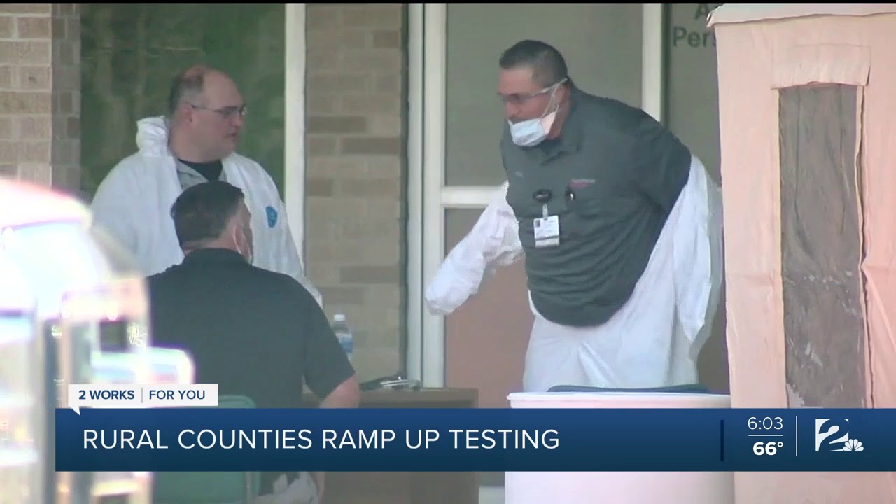 Rural counties ramp up testing - YouTube