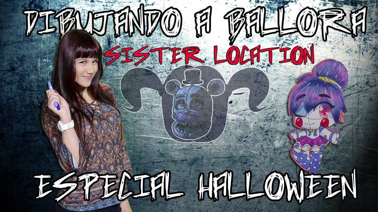 Como dibujar a Ballora de Five nights at sister location - How to draw ...
