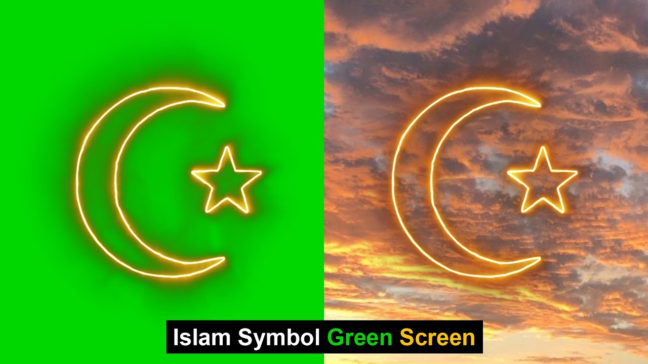 Muslim Symbol Green