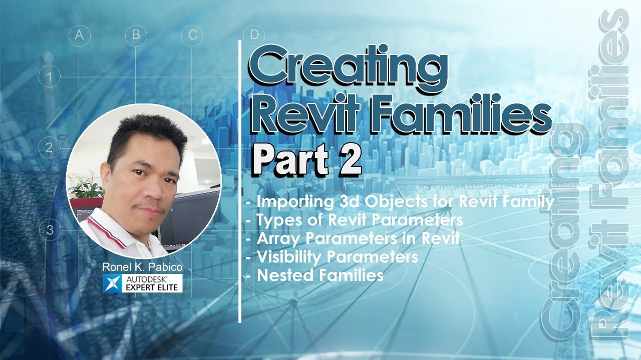 CREATING REVIT FAMILIES Part 2: FLOOR Bases Families- Tables and Chairs ...