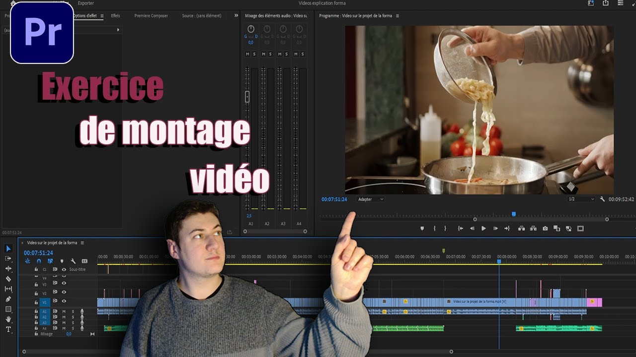 Exercice montage vidéo | ADE University | - YouTube