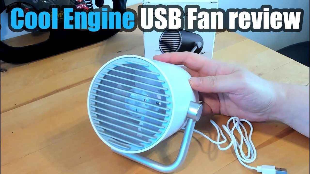 Cool Engine USB fan review [BANGGOOD] - YouTube
