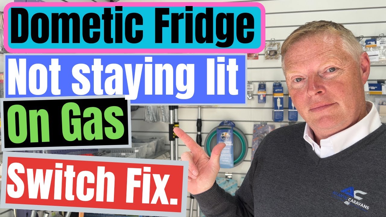 Dometic caravan Fridge switch Fix - YouTube