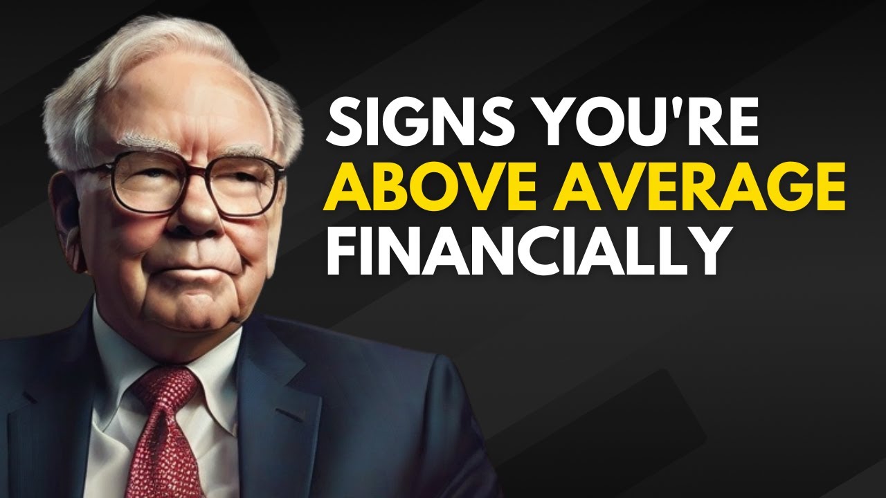 Signs You're Above Average Financially - Finance 109 - YouTube