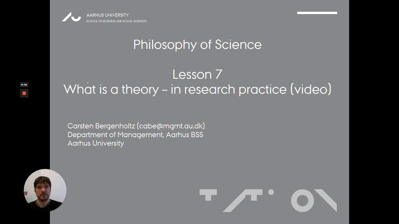 Lesson 7: What is a theory - in research practice - YouTube