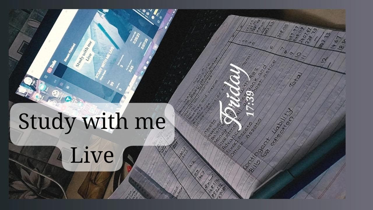 STUDY WITH ME LIVE || TIME TO STUDY - YouTube