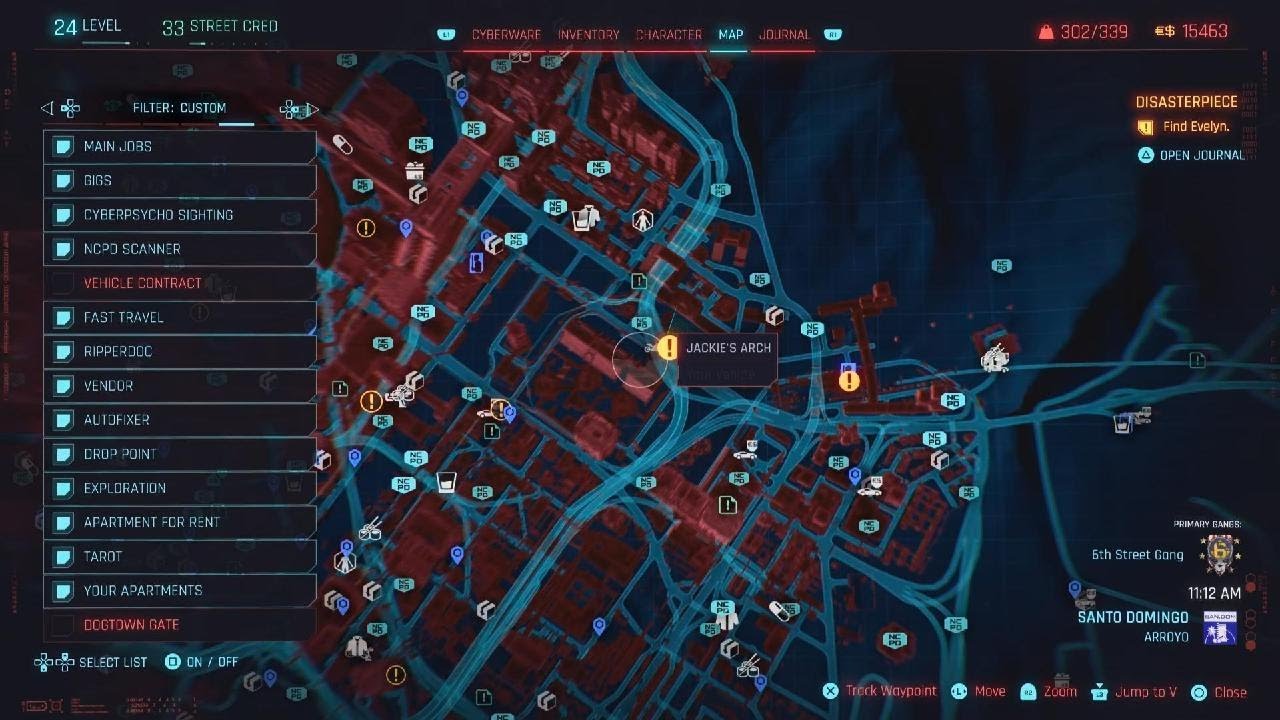 Cyberpunk 2077 guide to night city computer net page - YouTube