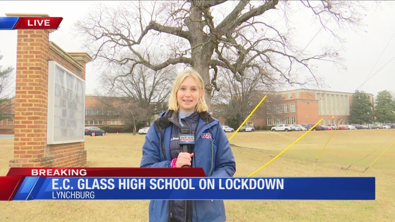 E. C. Glass High School on lockdown - YouTube