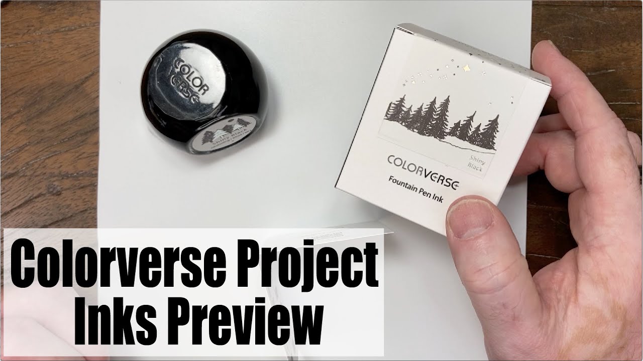 Colorverse Project Ink preview - 8 new colors! - YouTube