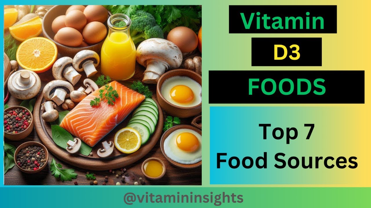 Vitamin D3 Foods - Top 7 Food Sources - YouTube