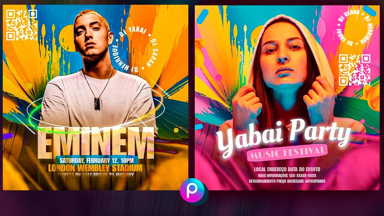 FLYER TUTORIAL | Como Fazer Flyer para Eventos pelo celular | Show ...