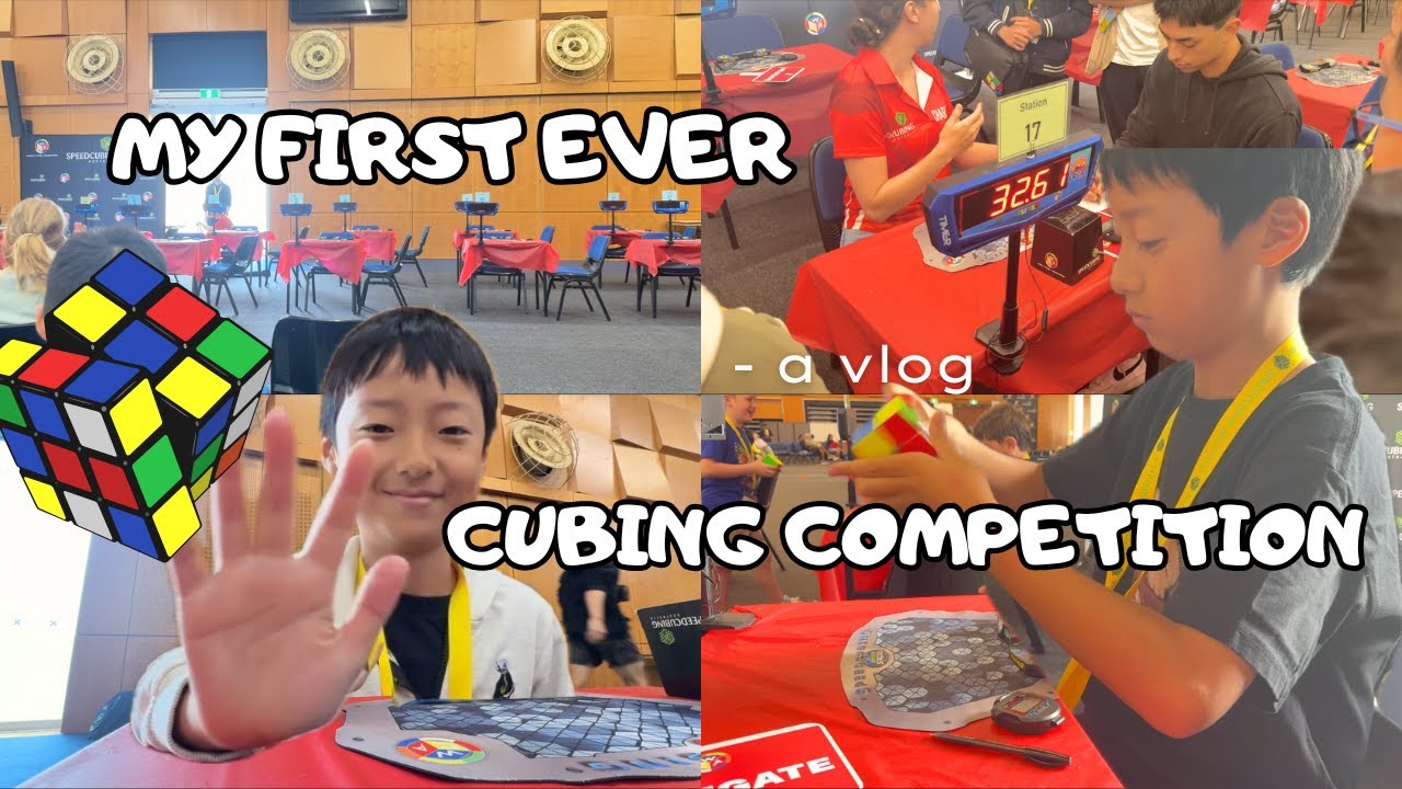 a NEWBIE at the NSW RUBIK'S CUBE STATE CHAMPIONSHIPS - BREAKING ALL MY ...