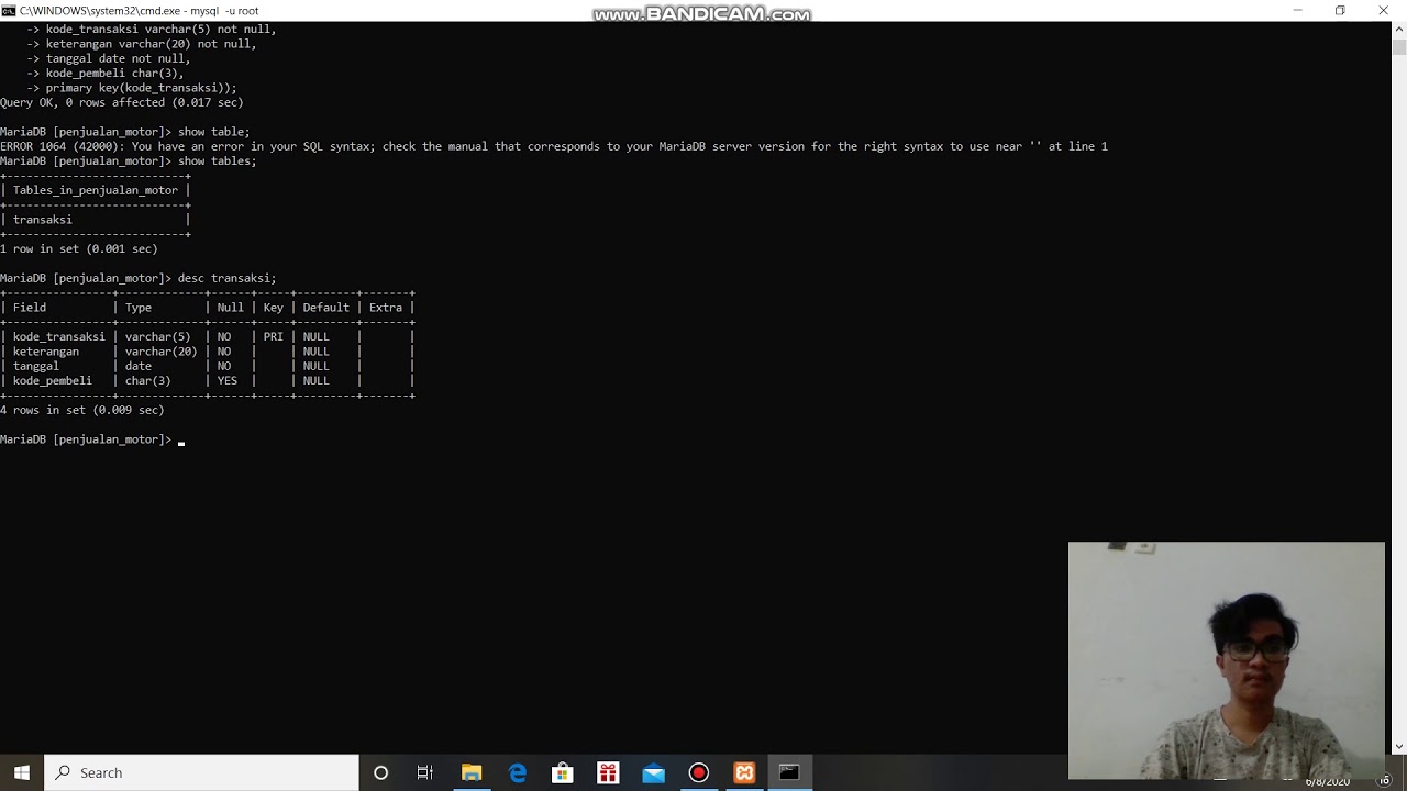 TUGAS DATABASE(19101152630066-IF2) - YouTube