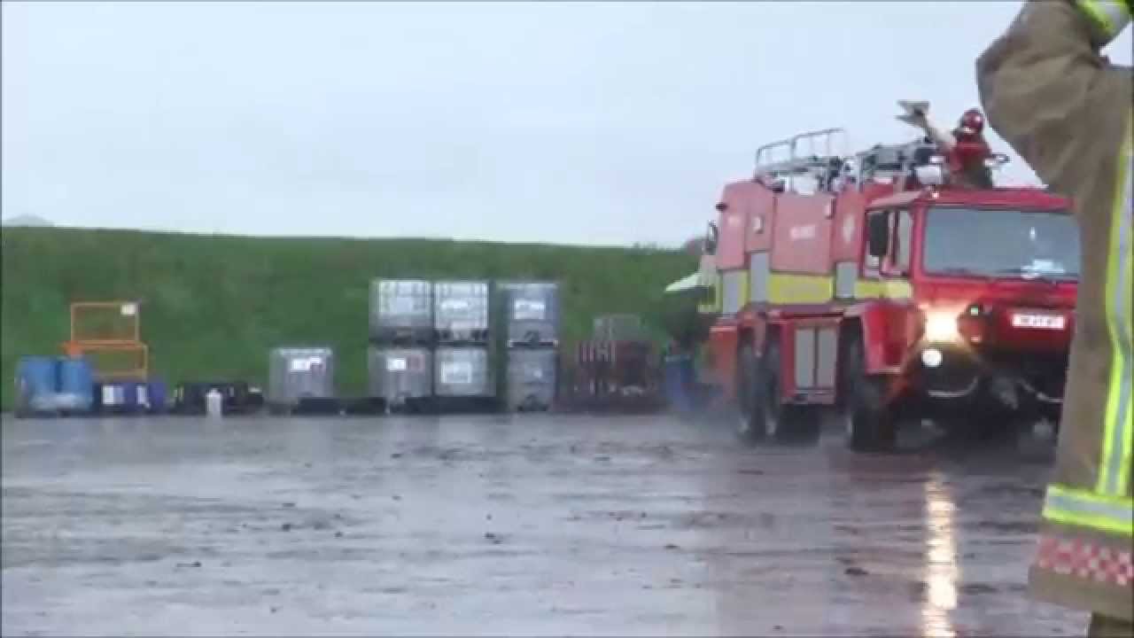 ECOPOL on hydrocarbon fire - BIOex - YouTube