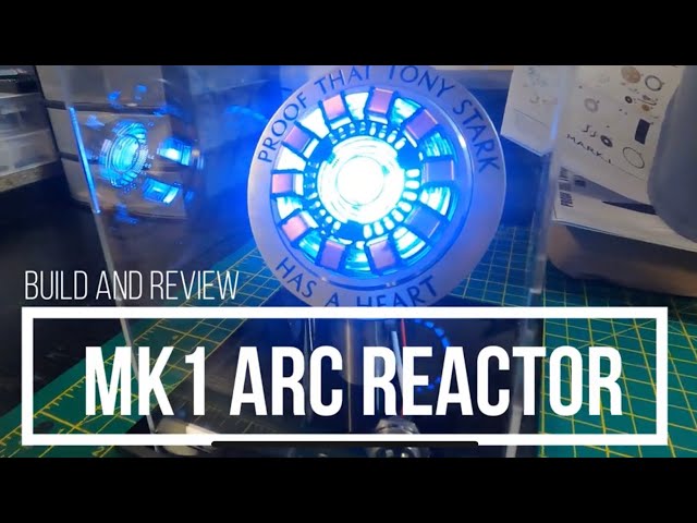 Iron Man Arc Reaktor Schablone Erster Wasserkühlungsaufbau.