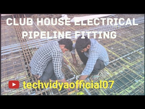 Slab pipeline fitting part 1! Electrical video. - YouTube