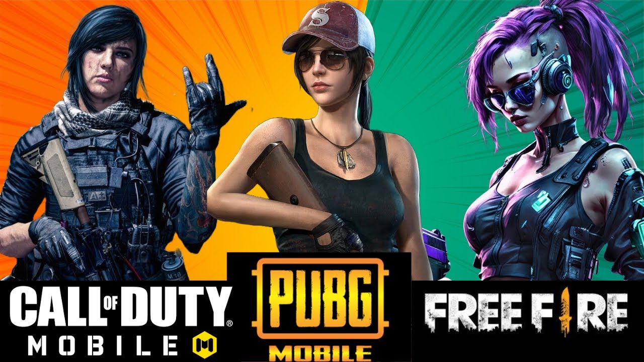 PUBGM vs CODM vs Free Fire Max - Details and Physics Comparison - YouTube