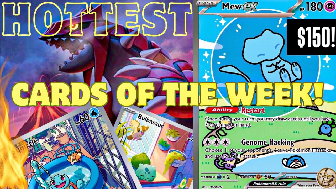 INVEST IN MEW! - HOTTEST POKÉMON CARDS of the WEEK! - YouTube