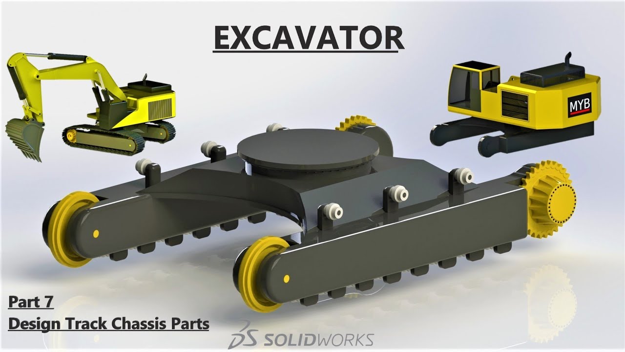 Designing Track Chassis In SolidWorks | Part 2 | Assembly - YouTube