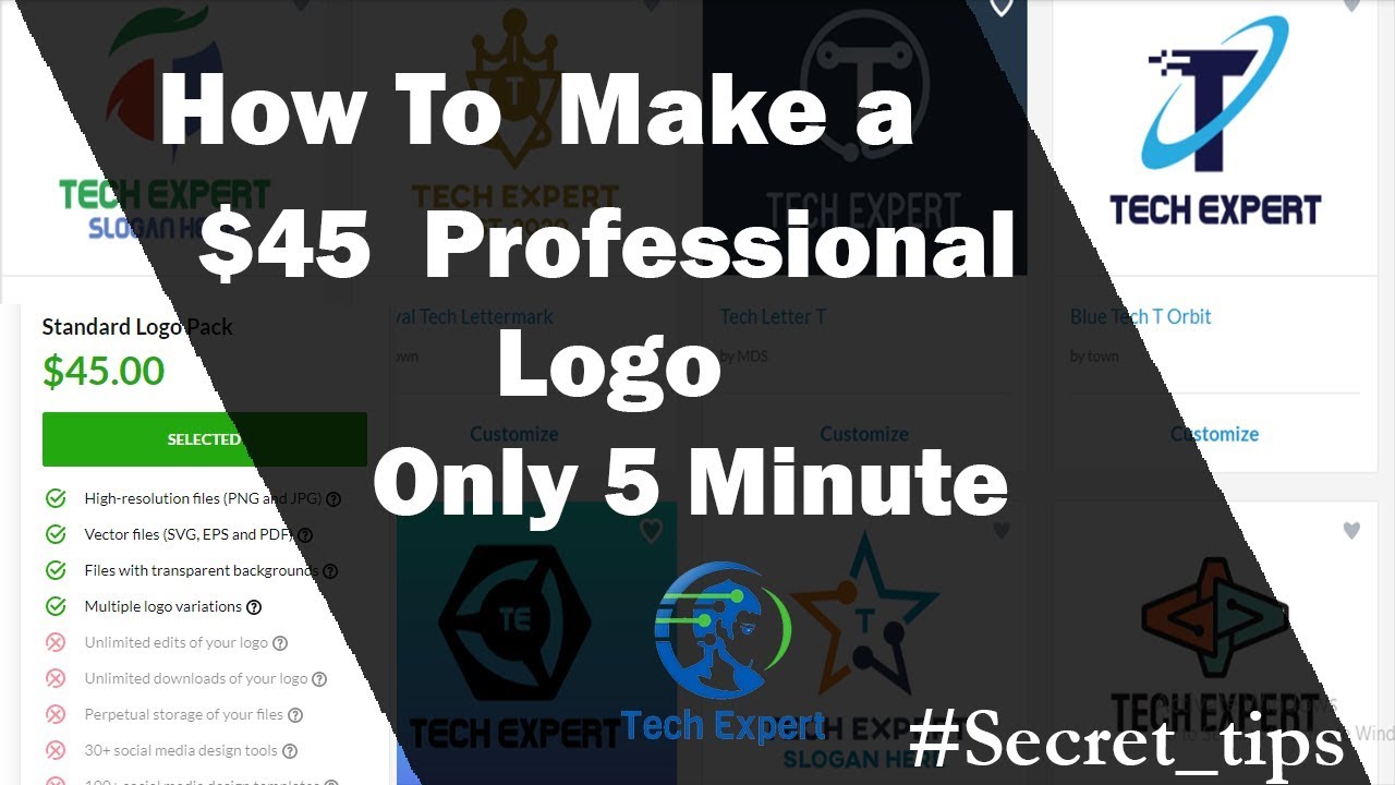 Logo Maker- Create Professional Logos for Free in Minutes - Tech Expert ...