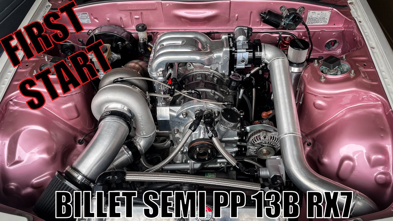 Billet semi peripheral port, bridgeport 13b wire up and first start ...