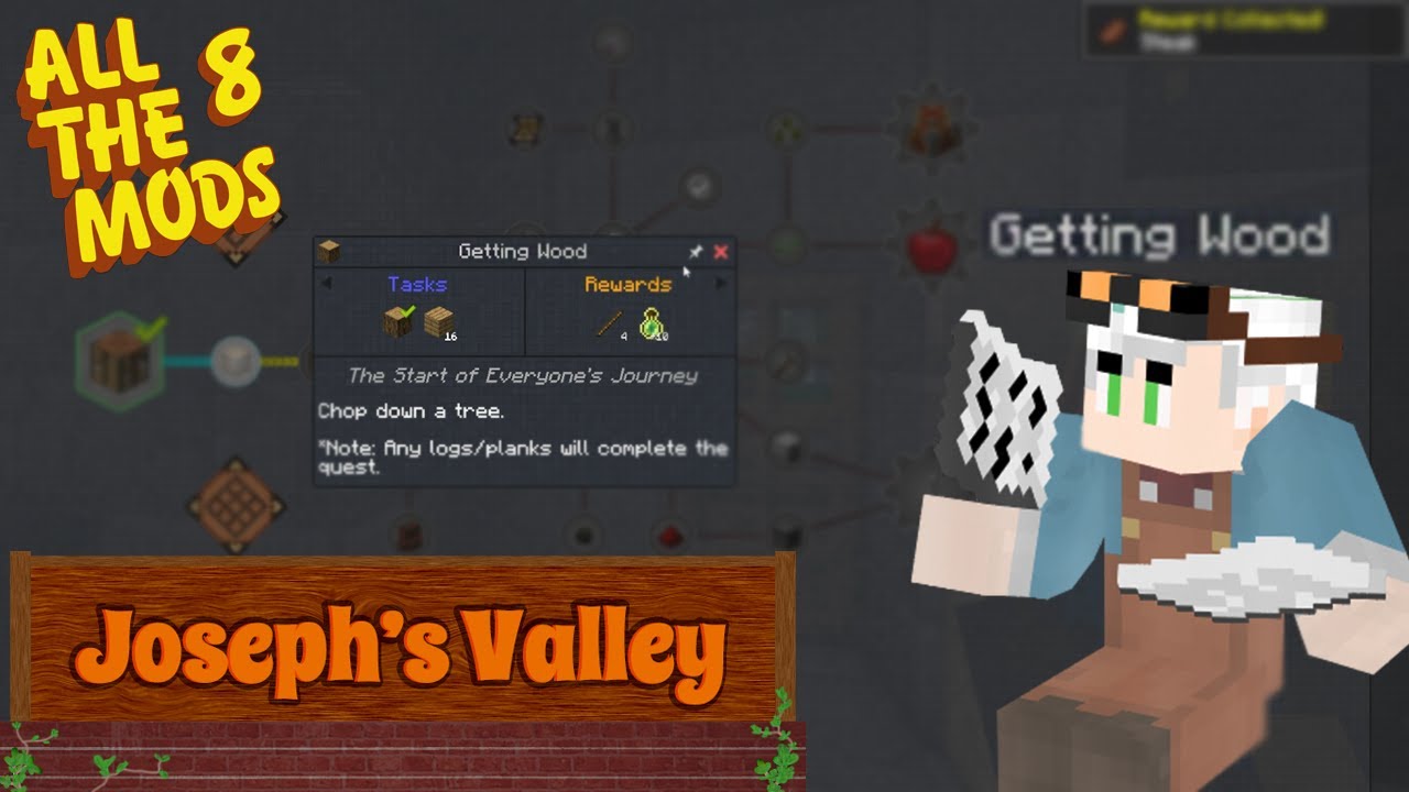 Completing Quests in Minecraft!! | Joseph's Valley - YouTube
