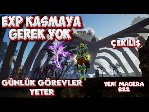 EXP KASMAYA GEREK YOK GÜNLÜK GÖREVLER YETER / RİSE ONLİNE YENİ MACERA B22 #riseonline