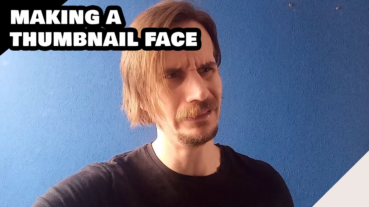 Making a Thumbnail Face - YouTube