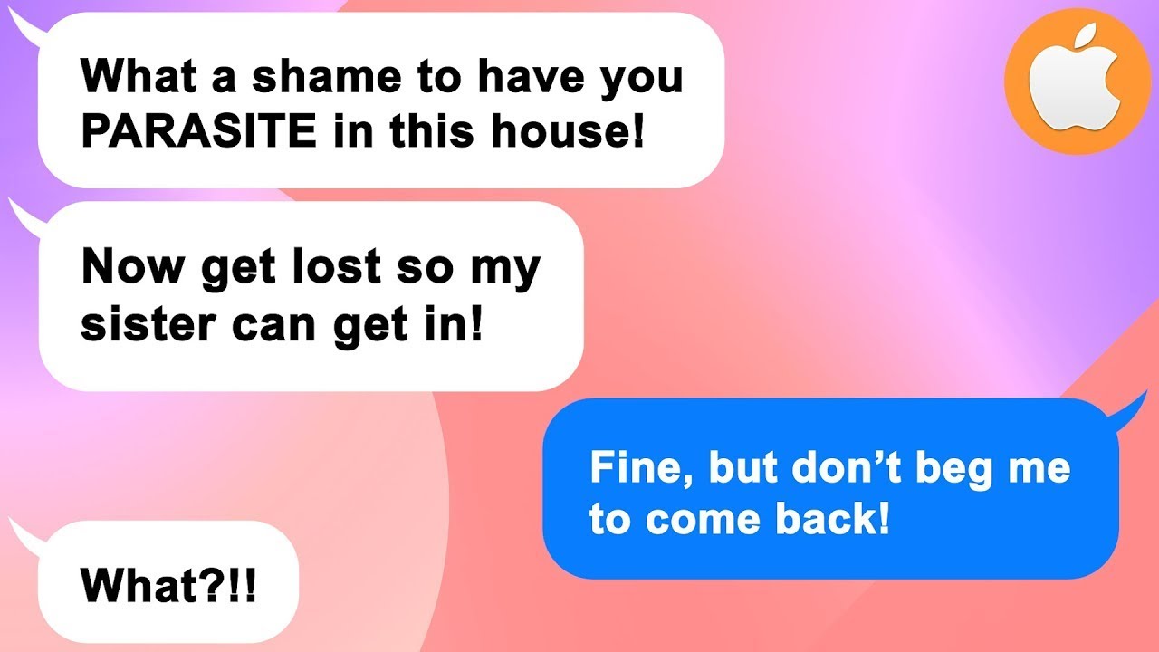 [Apple] Bastard Hubby and his sister ruthlessly kick me out of the ...