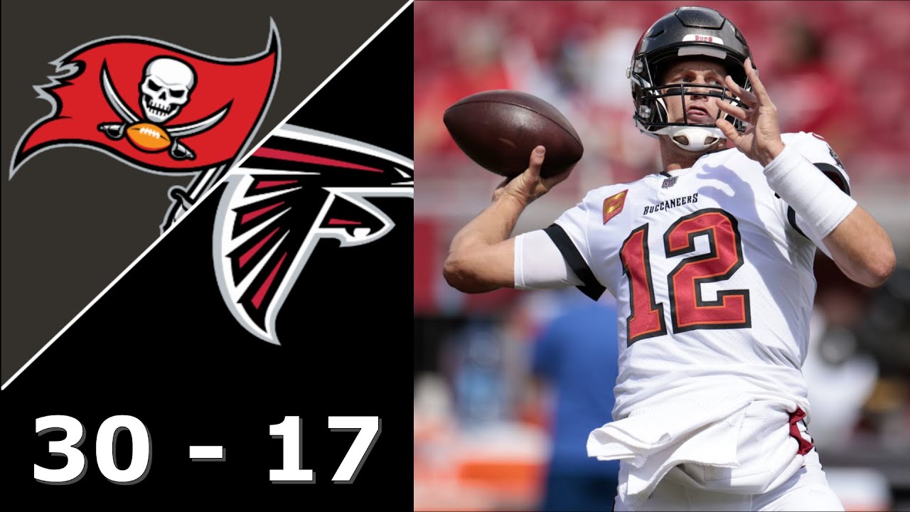 Tom Brady Buccaneers defeat Falcons Week 13 Postgame - YouTube