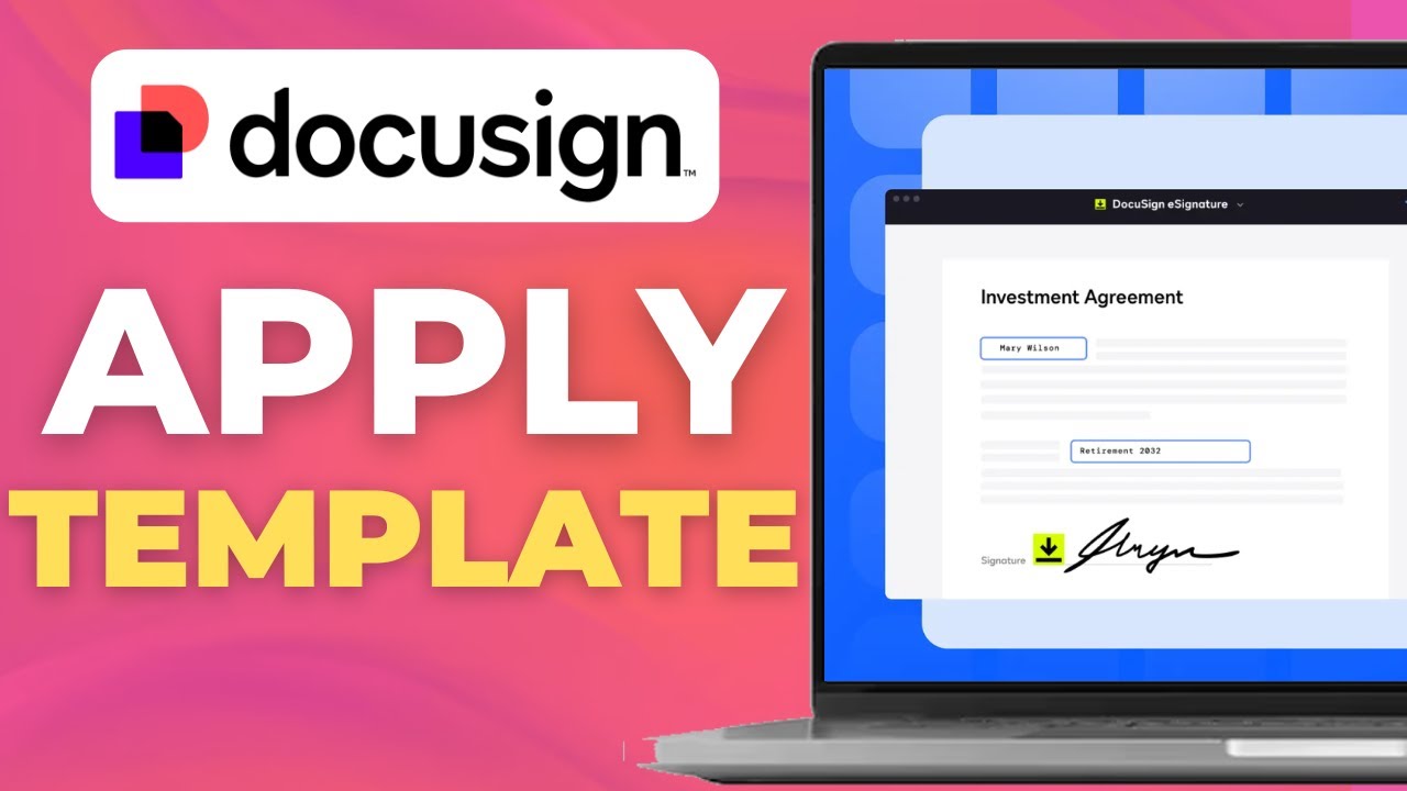 How to Apply a Template to an Envelope in DocuSign eSignature (Full ...