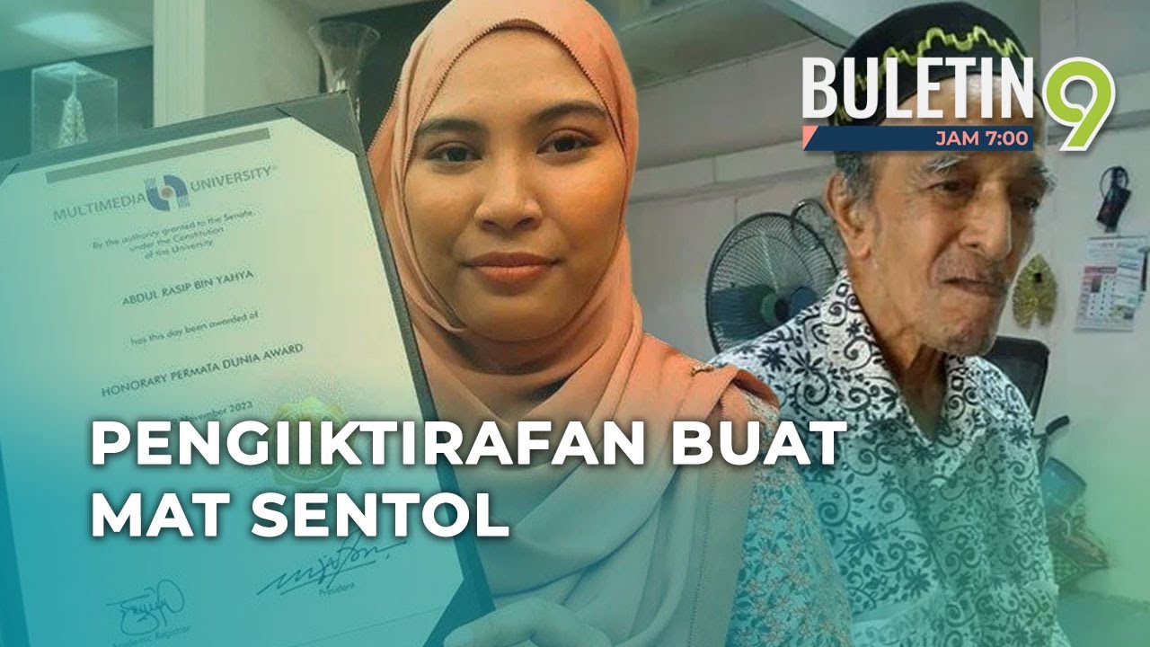 Mat Sentol Terima Anugerah Kehormat Permata Dunia - YouTube