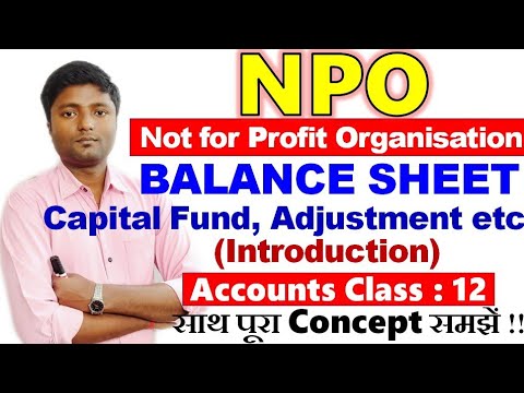 $07 | Balance Sheet in NPO | Balance Sheet under NPO | how to prepare ...