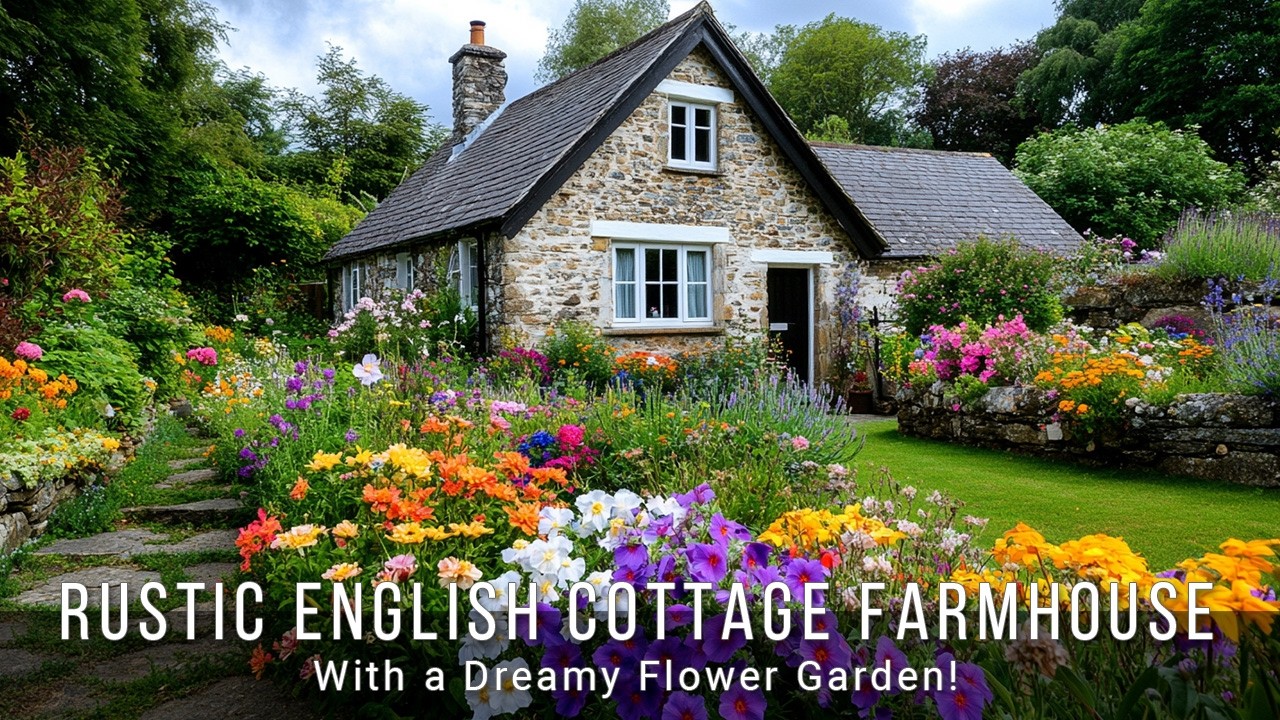 Charming Small Rustic English Cottage Farmhouses with a Dreamy Flower ...