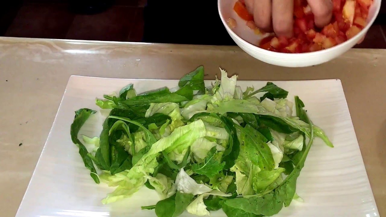 Ensalada de Rucúla y Lechuga - YouTube