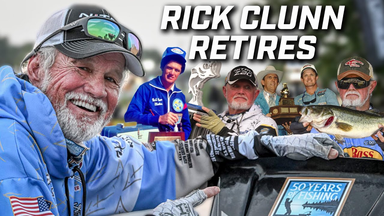 Rick Clunn retires from Bassmaster Elite Series after 50 years - YouTube