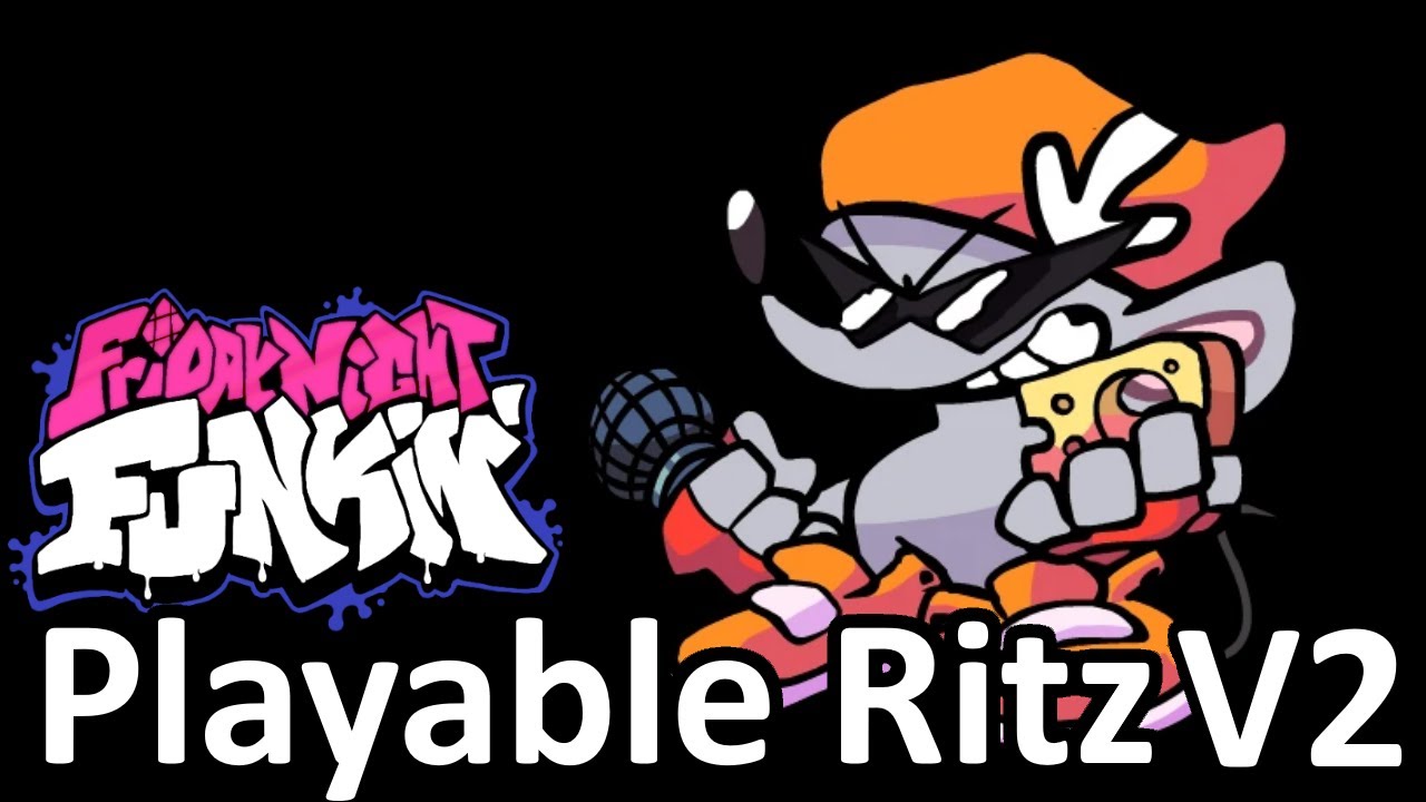 Friday Night Funkin Playable Ritz Mod V2 Showcase Youtube