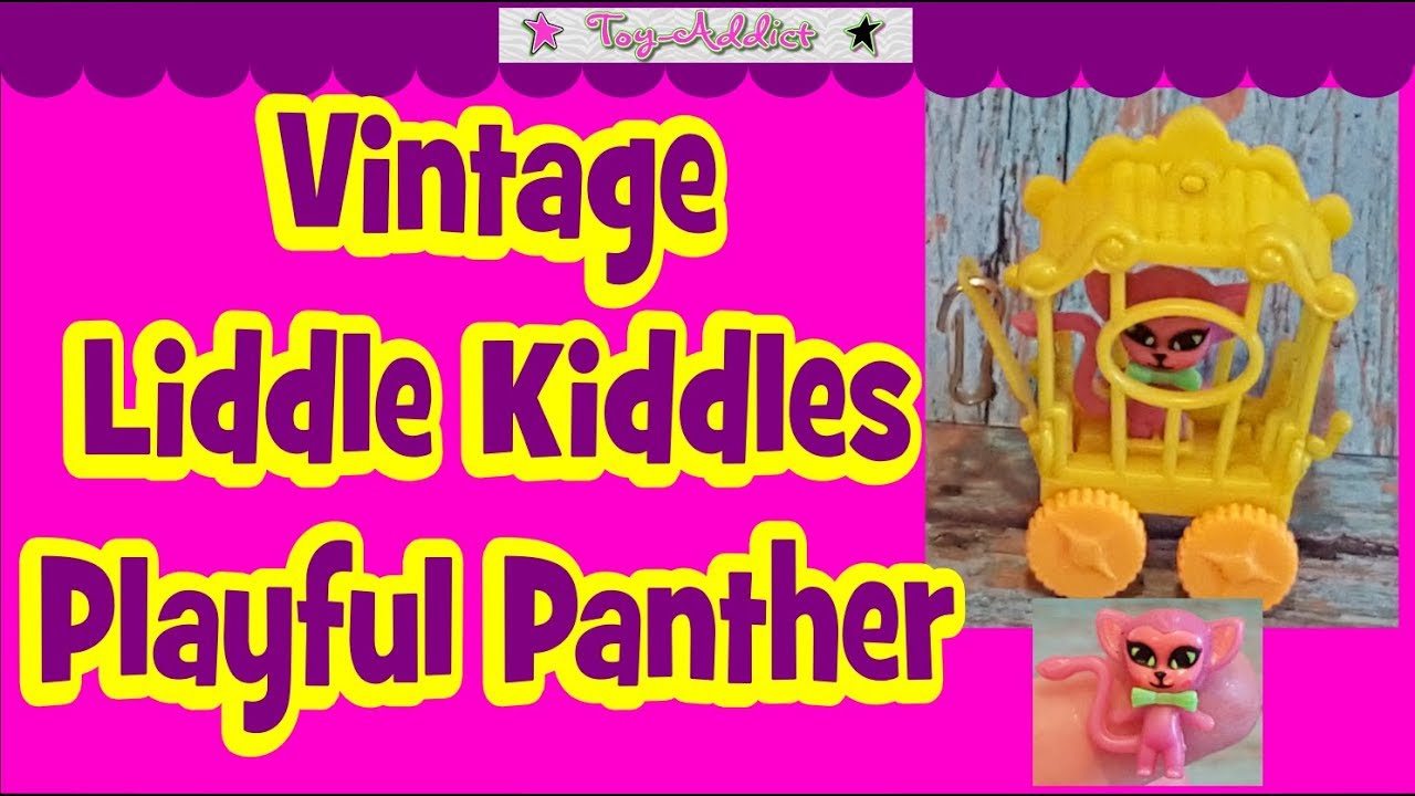 Liddle Kiddles Vintage Playful Panther Zoolery Mini Teeny Tiny Toy ...