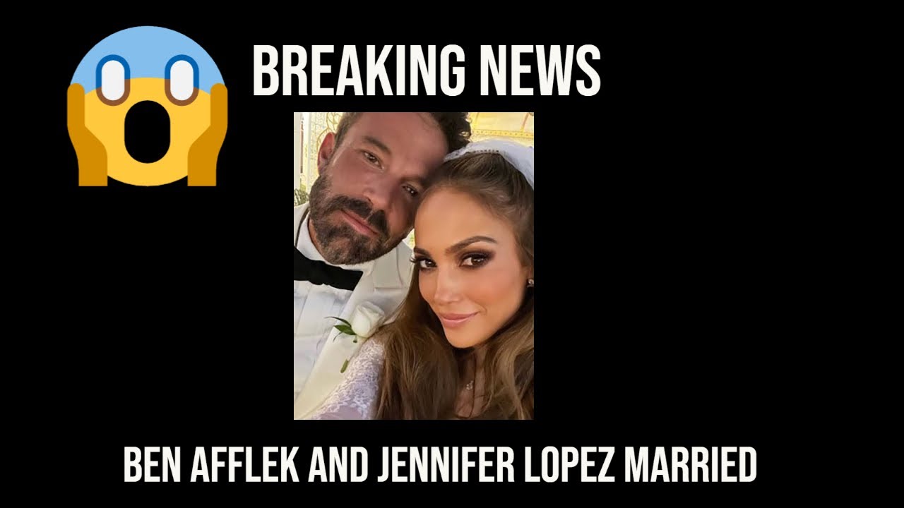 Exclusive footage - Ben Afflek and Jennifer Lopez married. - YouTube