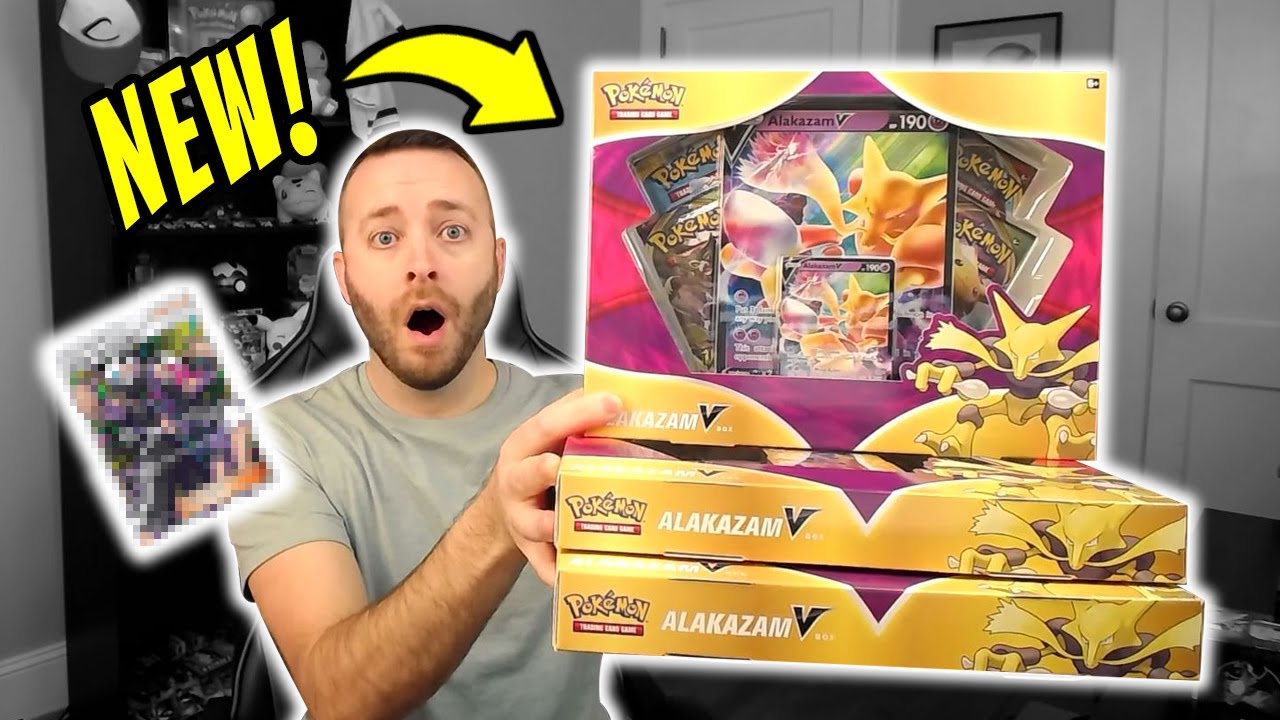 *NEW* OPENING 3 ALAKAZAM V BOXES | OPENING THE FIRST COLLECTION BOX OF ...