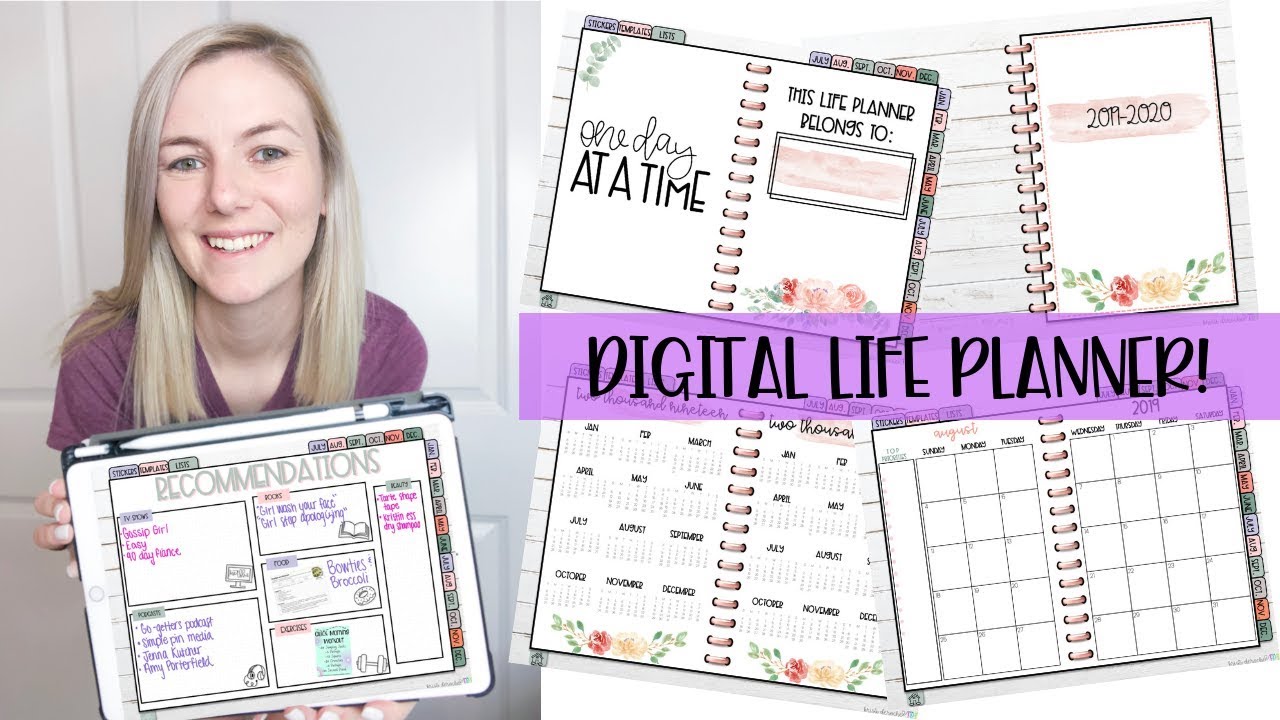 Digital Life Planner - How to edit on your iPAD - YouTube