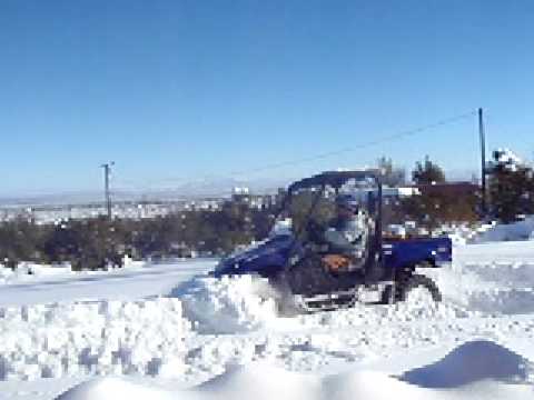 Rhino Snow Plow 1 - YouTube