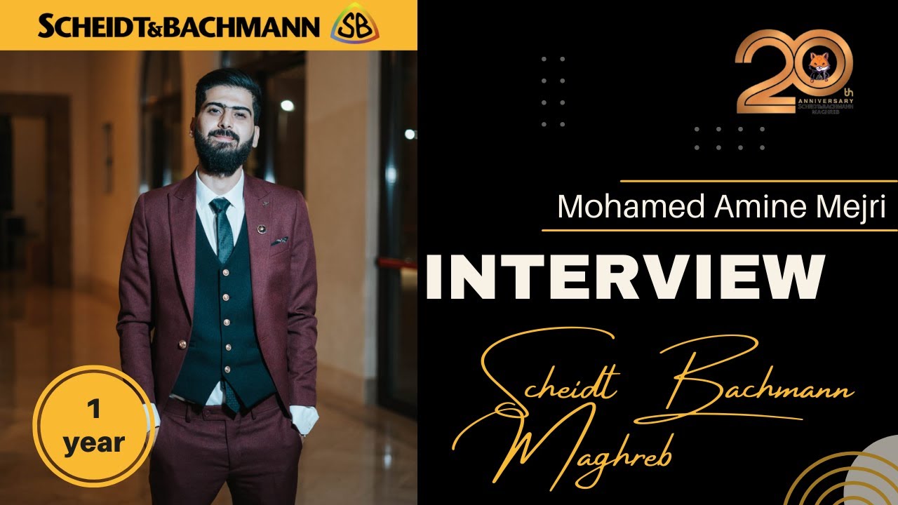 Interview Mohamed Amine Mejri "Scheidt & Bachmann Maghreb" - YouTube