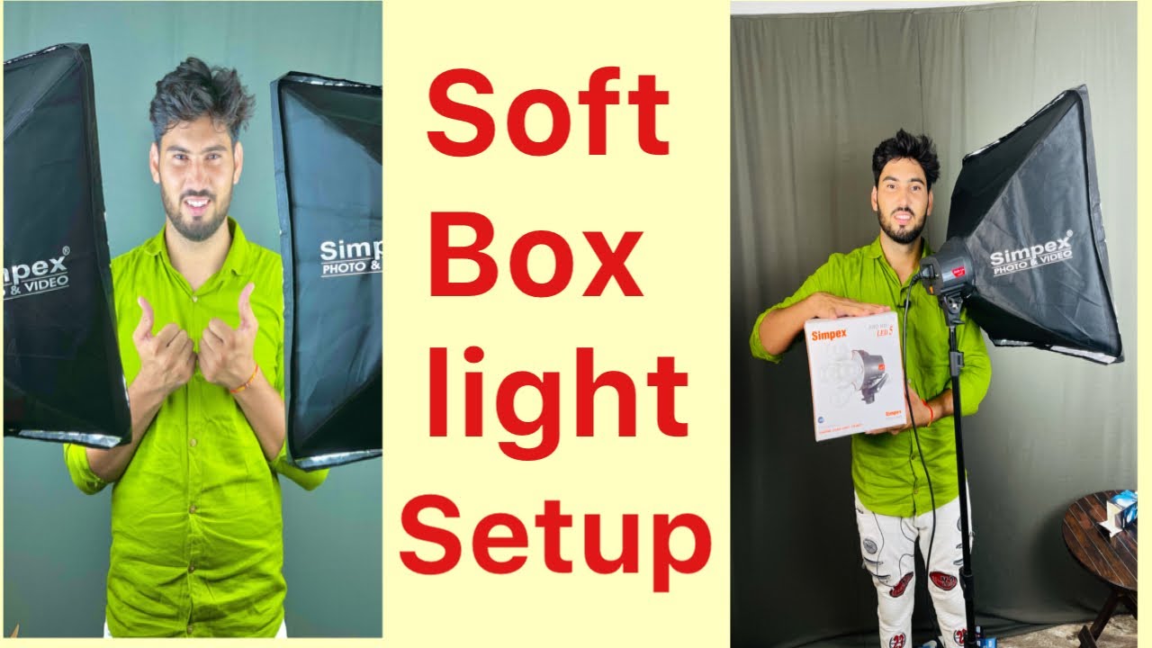 How to Setup Simpex Softbox Pro HD Led 5 || Unboxing || Review - YouTube