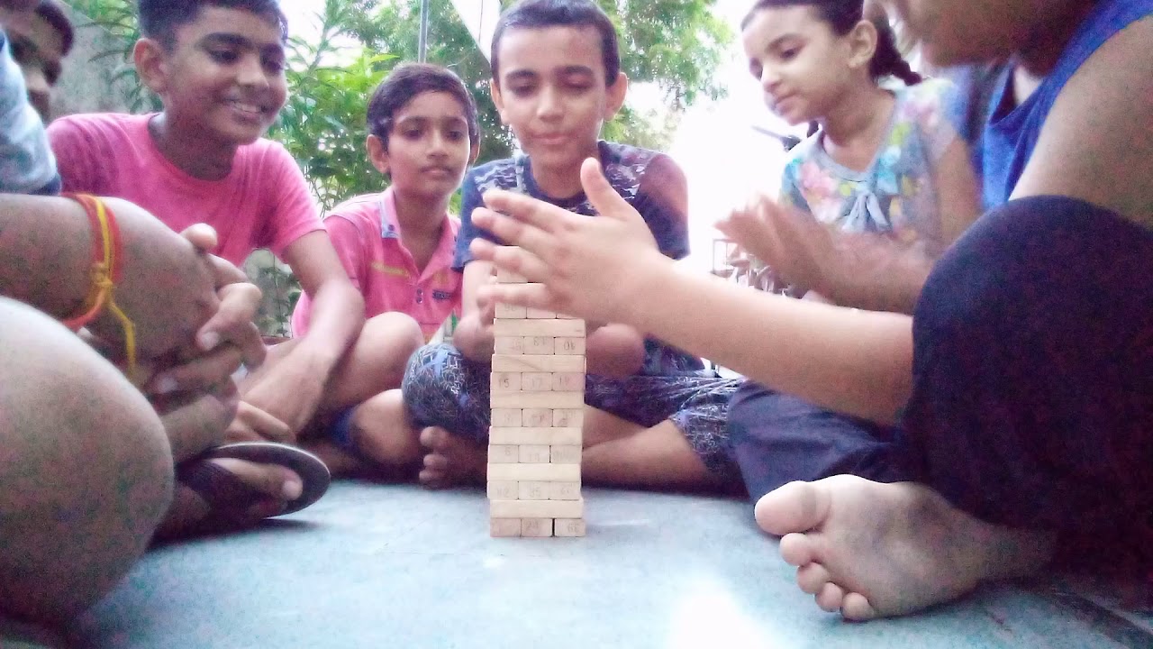 Playing the jinga game and how to play it - YouTube