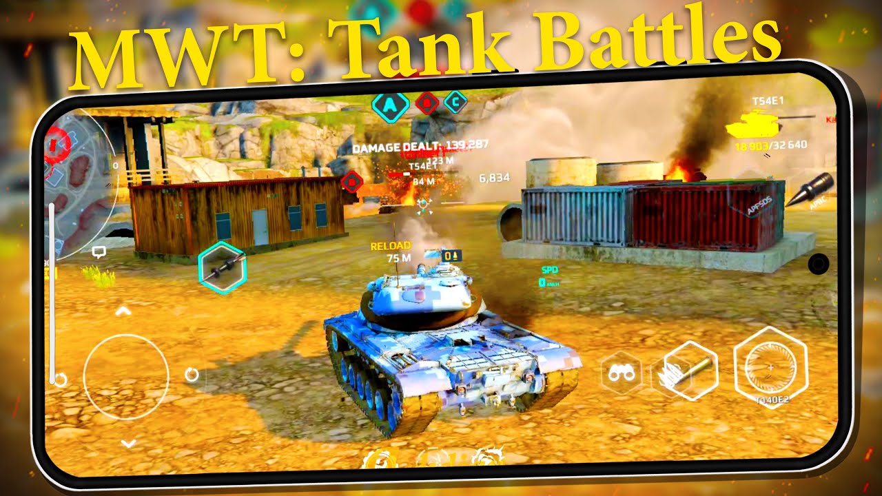Gameplay MWT : Tank battles #mwttankbattles #games #tanksblitz - YouTube